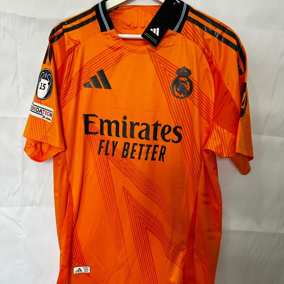 adidas | Shirts | Adidas Real Madrid Orange Jersey | Poshmark